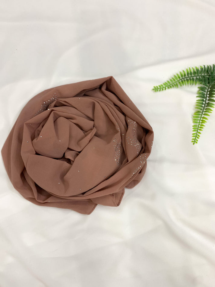 Mashal Hijabs || Stone Work – Noor-ul-Hijab